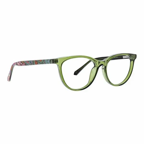 VERA BRADLEY Aubrie Blue Light Reader Glasses - Green/orange
