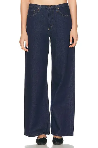 AGOLDE Keira Wide Leg Jeans - Rinse