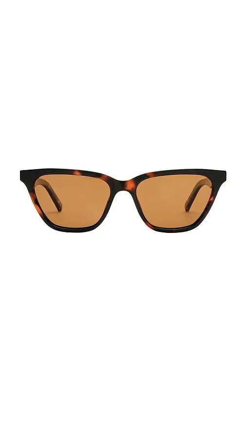 Le Specs Unfaithful Sunglasses - Tort & Brown Mono Polarized