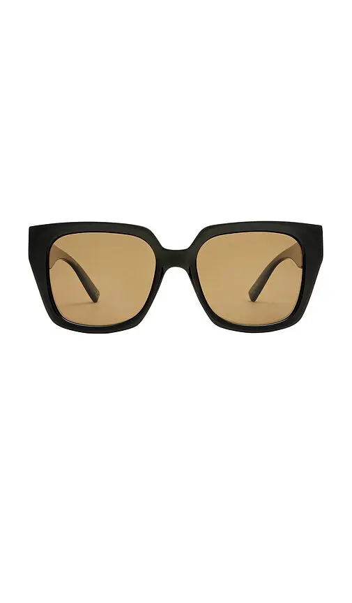 Le Specs The Illusion Sunglasses - Black & Brown Mono Polarized