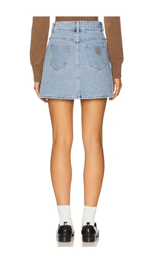 Abrand Denim A-line Denim Skirt