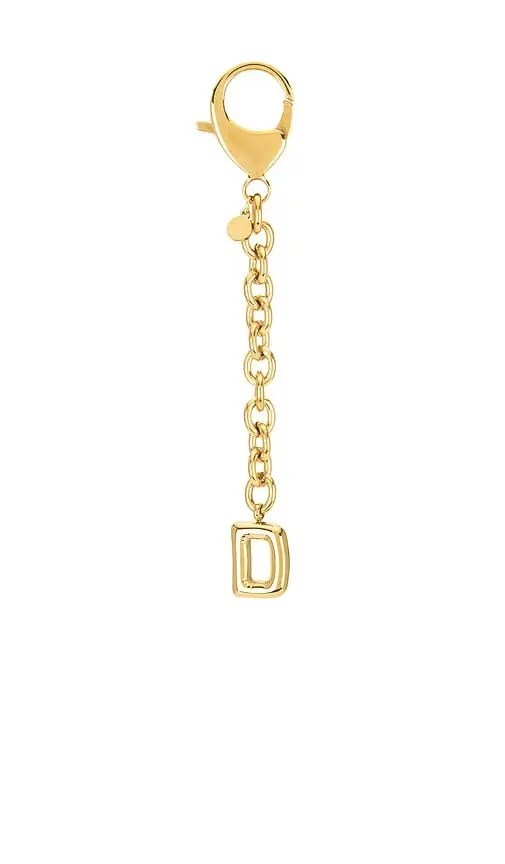 PETIT MOMENTS Bubble Initial Keychain - Gold