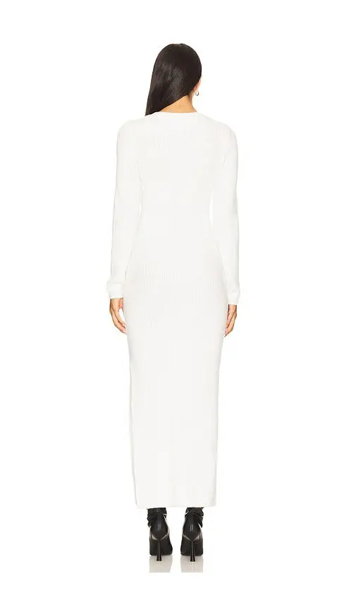 Bardot Kavala Knit Maxi Dress Ivory
