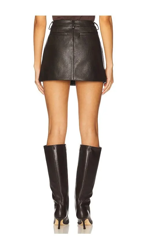Bardot Maika Faux Leather Mini Skirt