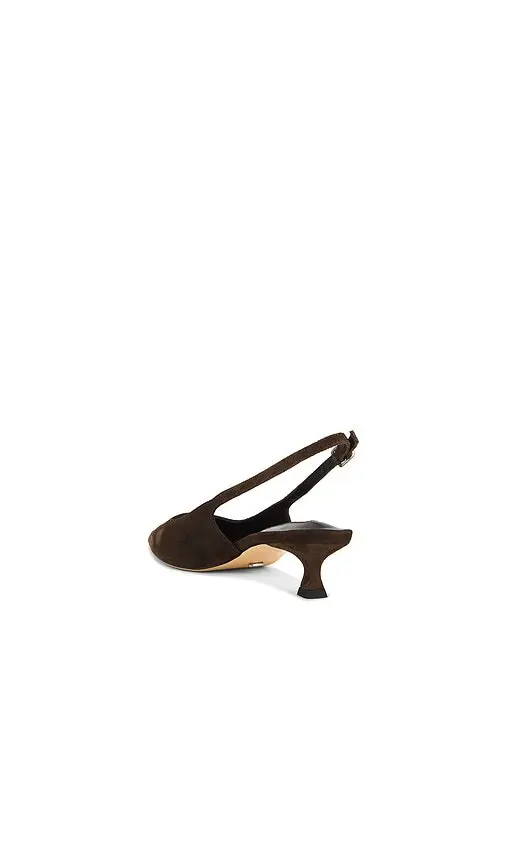 TONY BIANCO Crush Slingback Pumps - Chocolate