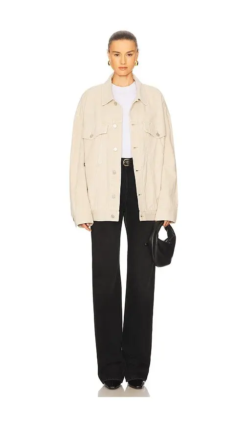 AGOLDE Wayne Heavyweight Corduroy Jacket - Beige