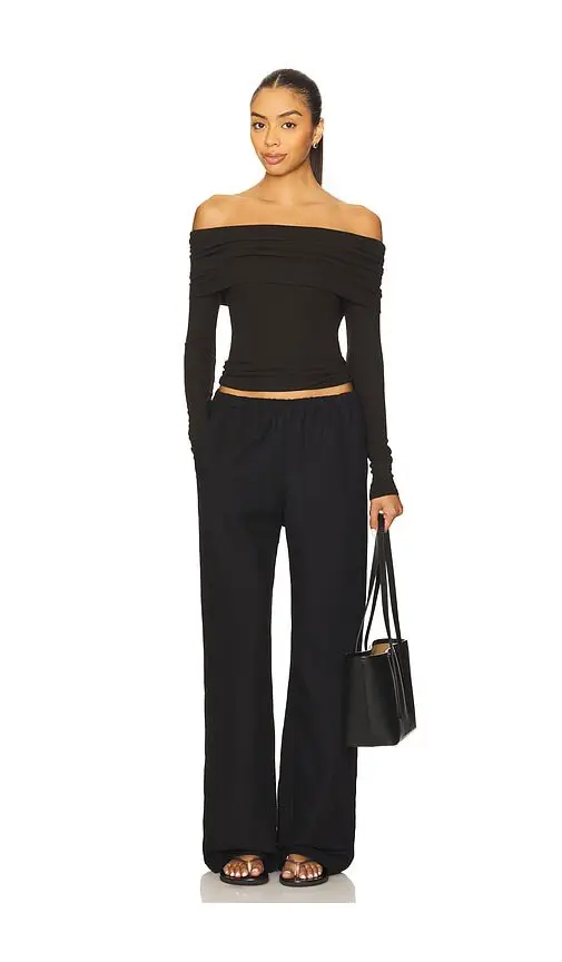 Enza Costa Off Shoulder Top