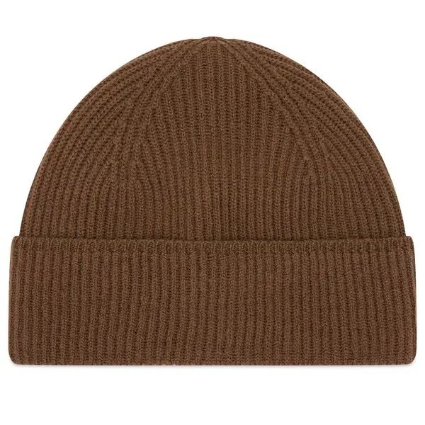 PAS NORMAL STUDIOS Off-race Merino Knit Beanie - Ash Brown