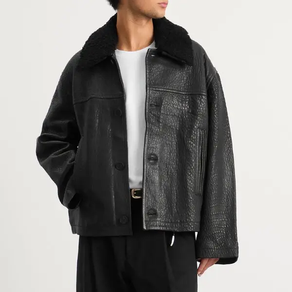 Studio Nicholson Shearling Collar Jacket