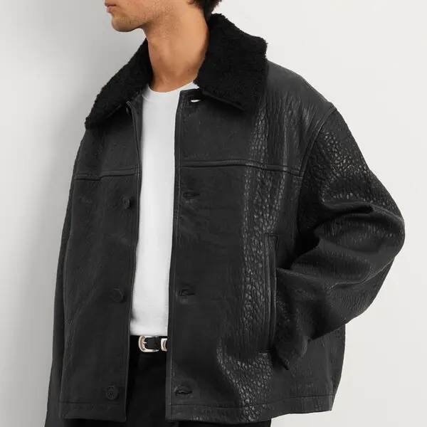 Studio Nicholson Shearling Collar Jacket