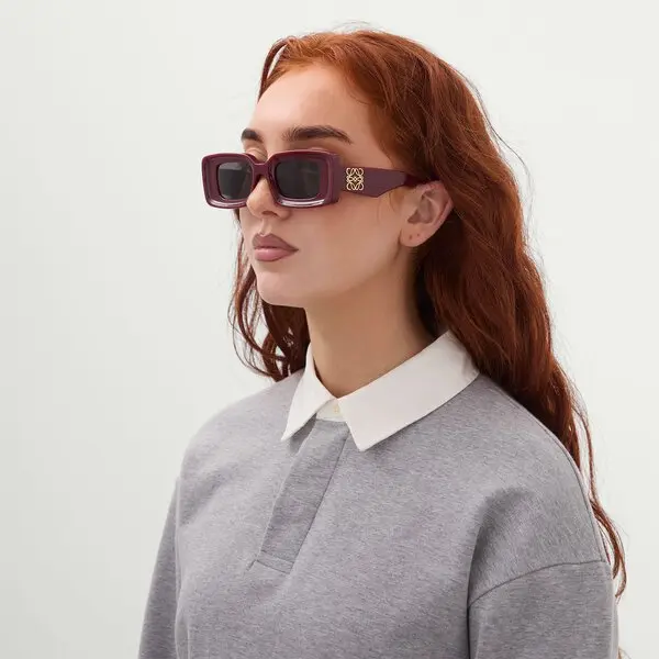 Loewe Anagram Rectangular Sunglasses