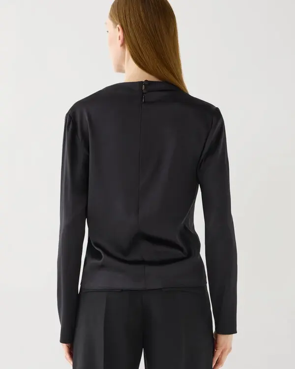 Veronica De Piante Cecilia Stretch Satin Top