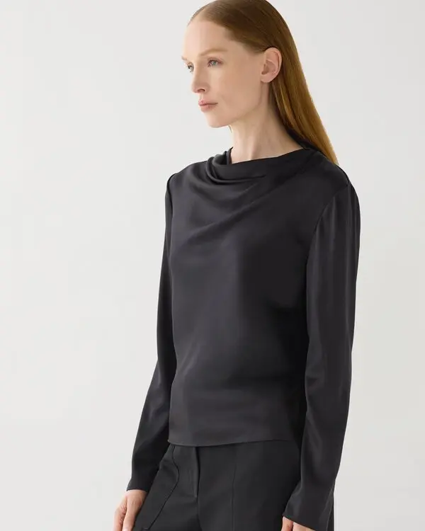 Veronica De Piante Cecilia Stretch Satin Top