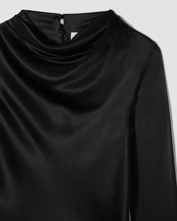 Veronica De Piante Cecilia Stretch Satin Top