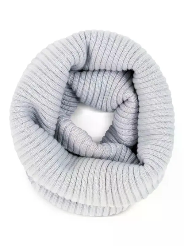 Eric Bompard Ribbed Cashmere Snood - Grey