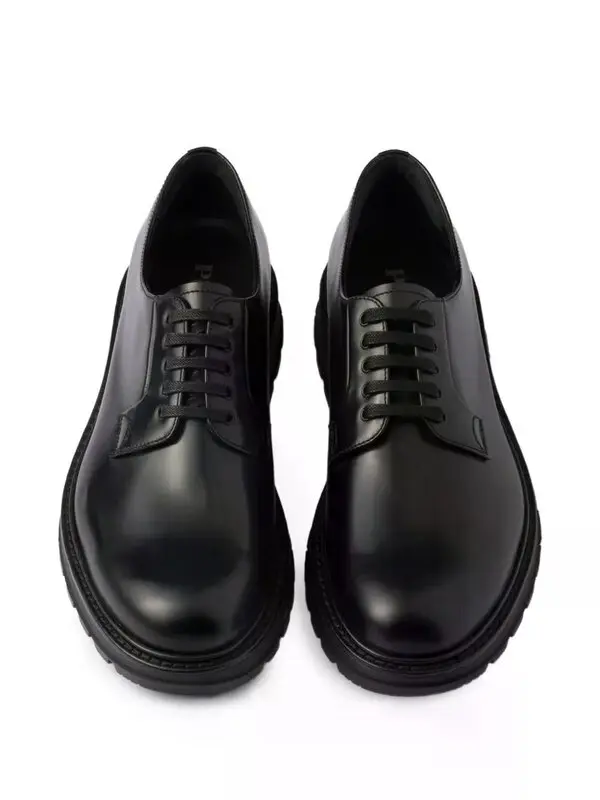 Prada Leather Derby Shoes
