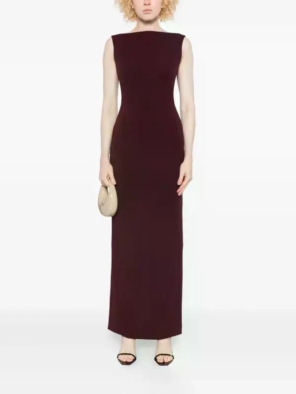 Solace London Sleeveless Maxi Dress - Red
