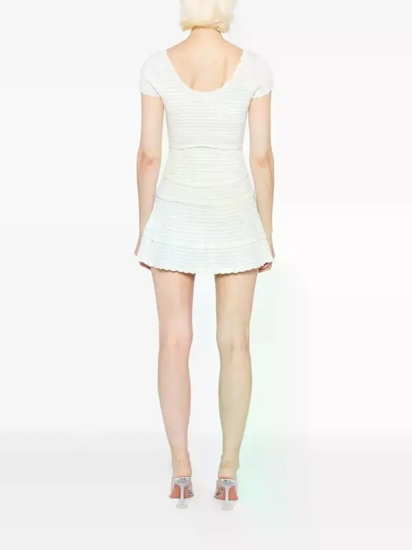 LoveShackFancy Elisavette Mini Dress - White