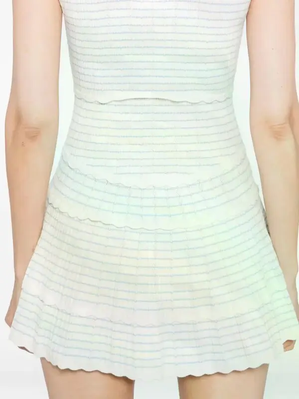 LoveShackFancy Elisavette Mini Dress - White