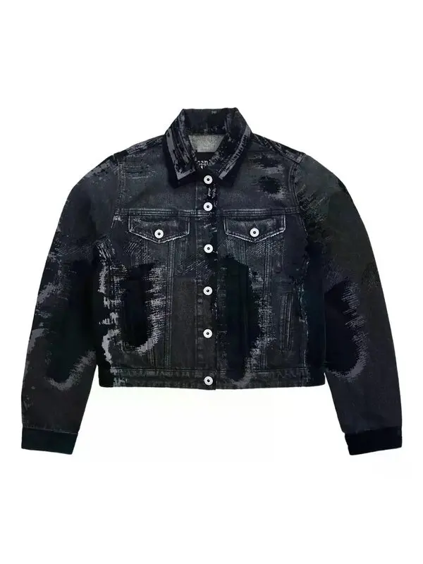 JEAN PAUL GAULTIER Graphic-print Denim Jacket