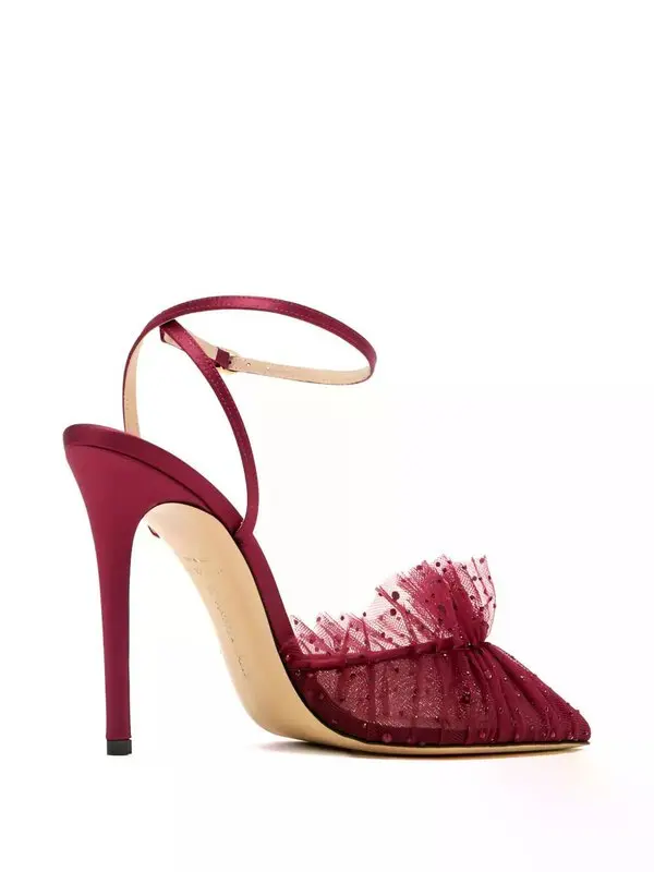 ANDREA WAZEN 105mm Franca Sparkle Embellished Pumps