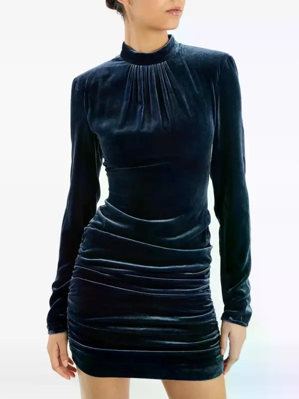 ROTATE BY BIRGER CHRISTENSEN Velvet Mini Dress
