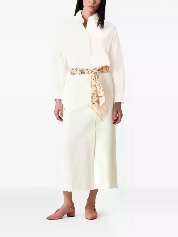 Paul Smith Midi Skirt With Scarf Belt