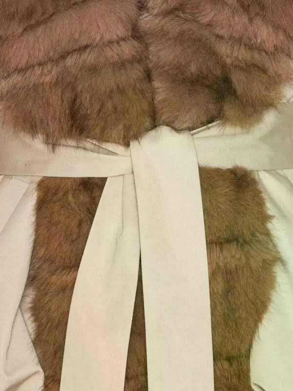 ROTATE BY BIRGER CHRISTENSEN Belted Jacket With Trimmed Collar
