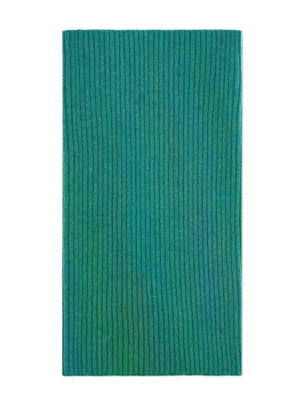 Eric Bompard Ribbed Cashmere Snood - Green