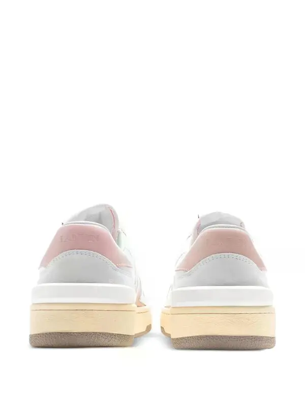 LANVIN Clay Leather Panel Low-top Sneakers