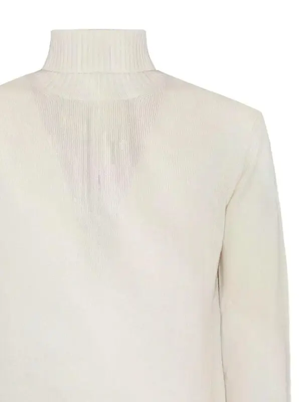 KANGRA Turtleneck Sweater With Ribbed Trim