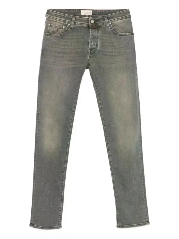Jacob Cohen Distressed Five-pocket Jeans