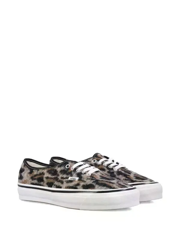 VANS Lx Authentic 44 Leopard-print Sneakers - Black