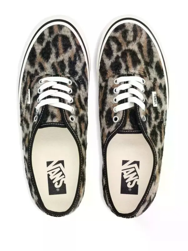 VANS Lx Authentic 44 Leopard-print Sneakers - Black