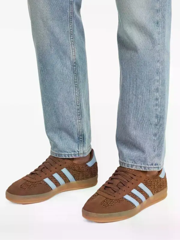 Adidas Gazelle Textured-stripe Sneakers