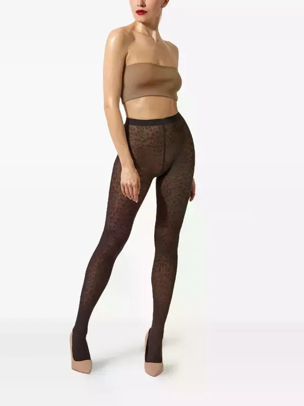 Wolford Pantera-print Tights