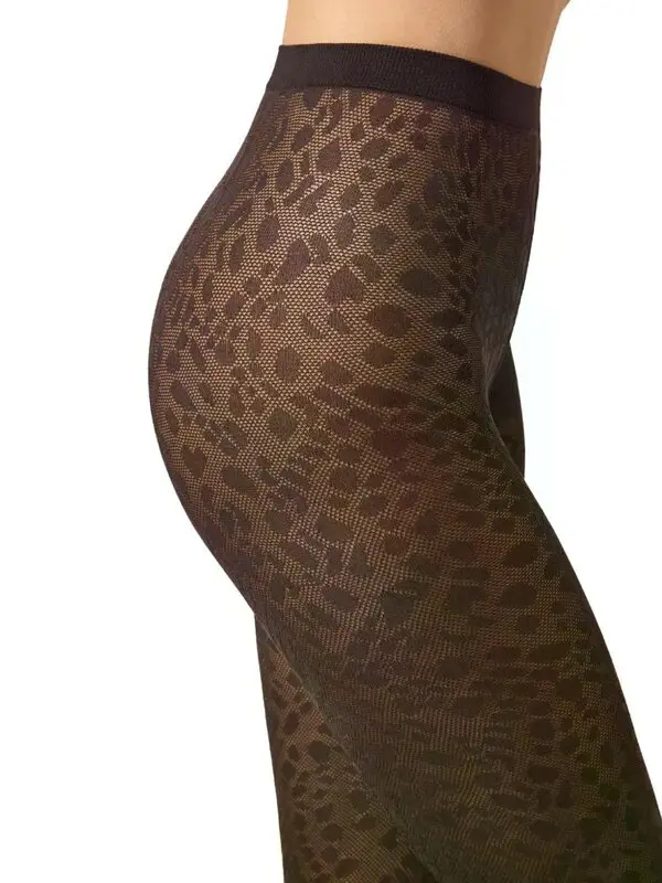 Wolford Pantera-print Tights
