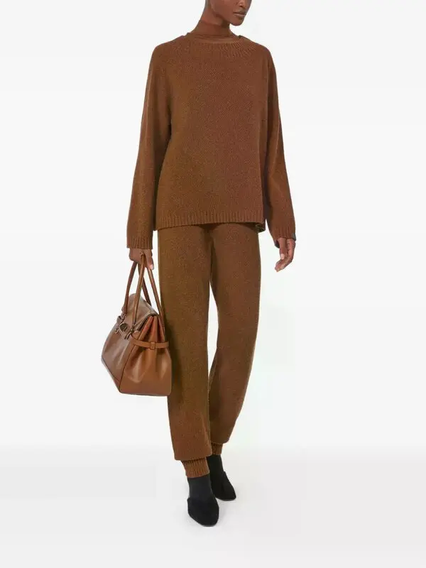 Max Mara Ribbed-knit Wool Trousers