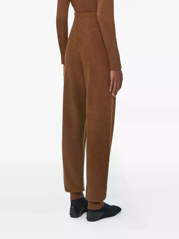 Max Mara Ribbed-knit Wool Trousers