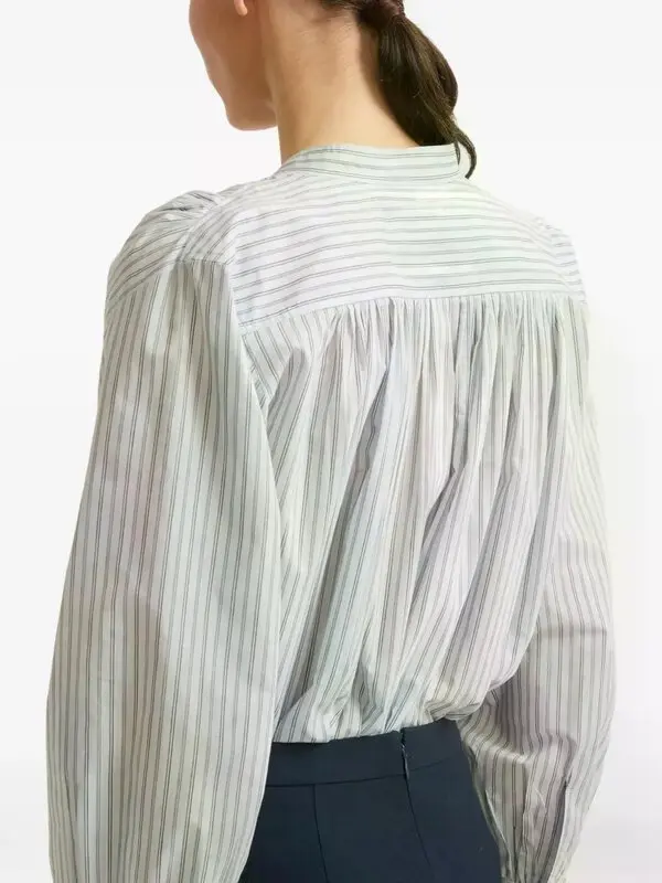 YVES SALOMON Striped Shirt