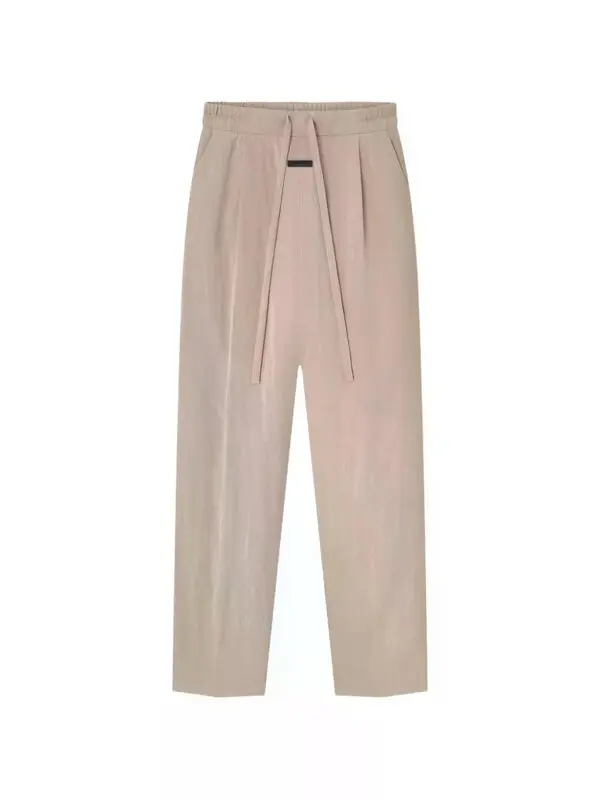 Fear Of God Pleat-detailed Drawstring Trousers - Neutrals