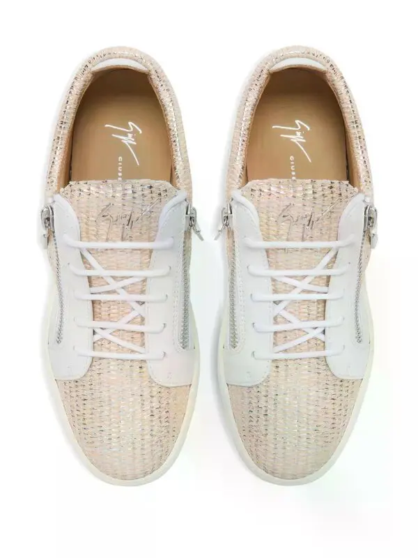 GIUSEPPE ZANOTTI Woven Panel Sneakers