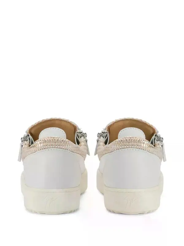 GIUSEPPE ZANOTTI Woven Panel Sneakers