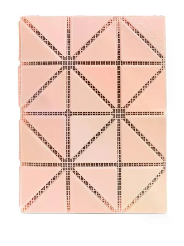 Issey Miyake Geometric-pattern Wallet - Pink