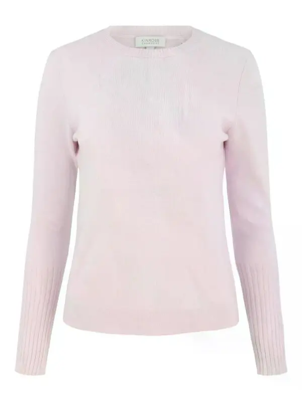 Kinross Cashmere Ribbed-cuff Cashmere Sweater