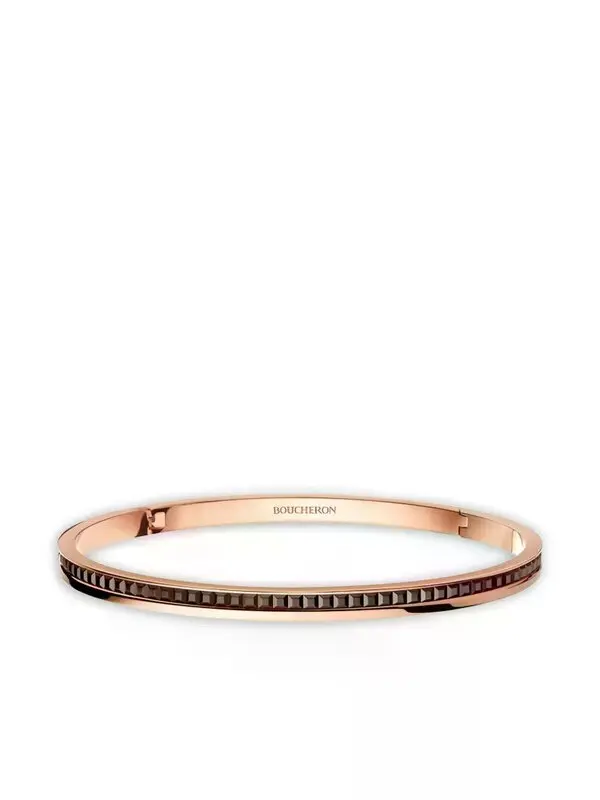 Boucheron 18k Rose Gold Quatre Classique Bracelet - Pink