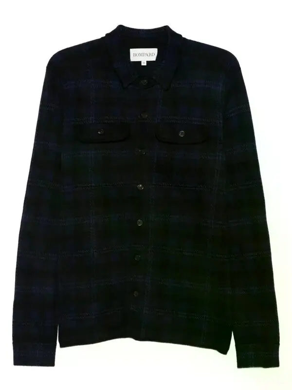 Eric Bompard Plaid-pattern Shirt - Blue