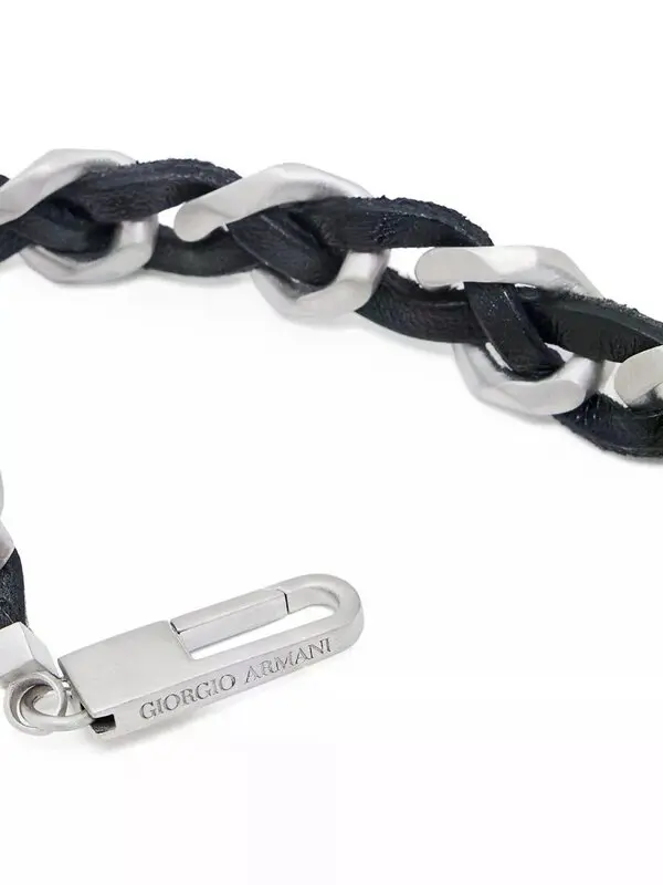 Giorgio Armani Sterling Silver-chain Bracelet