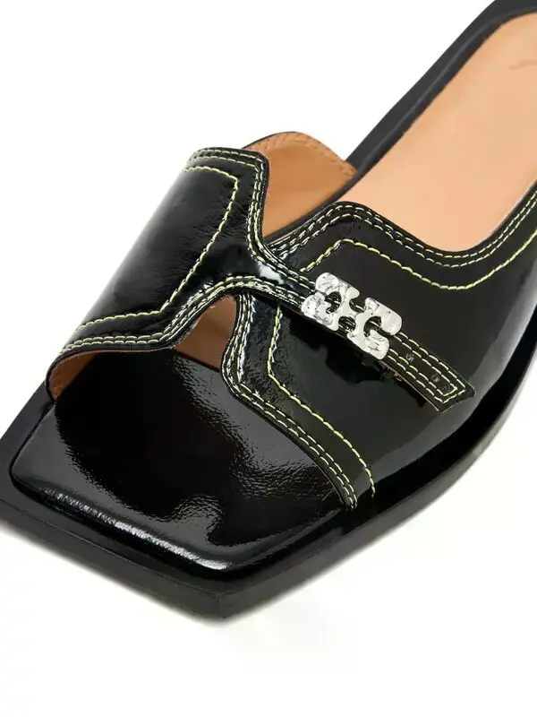 GANNI Patent Leather Sandals