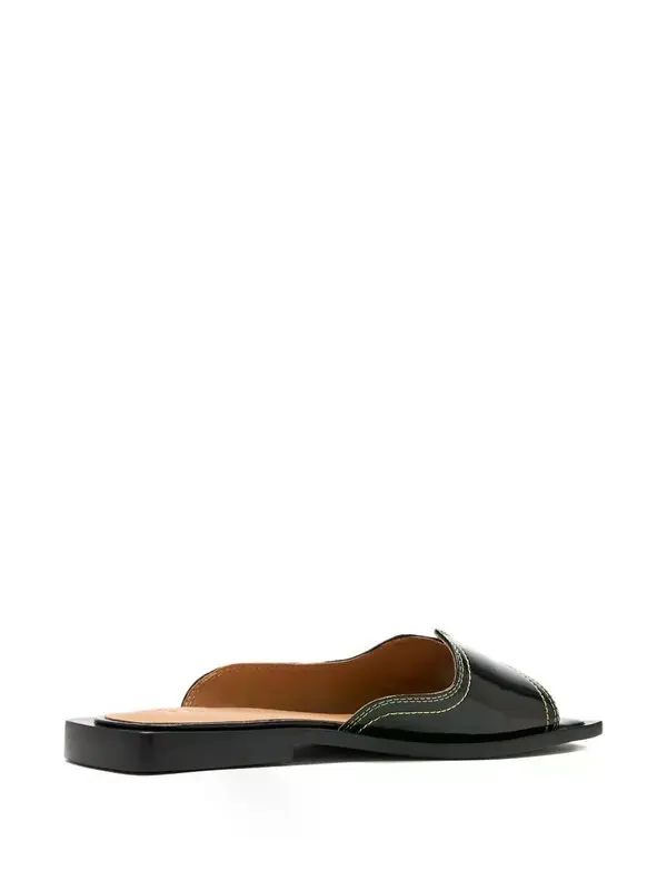 GANNI Patent Leather Sandals